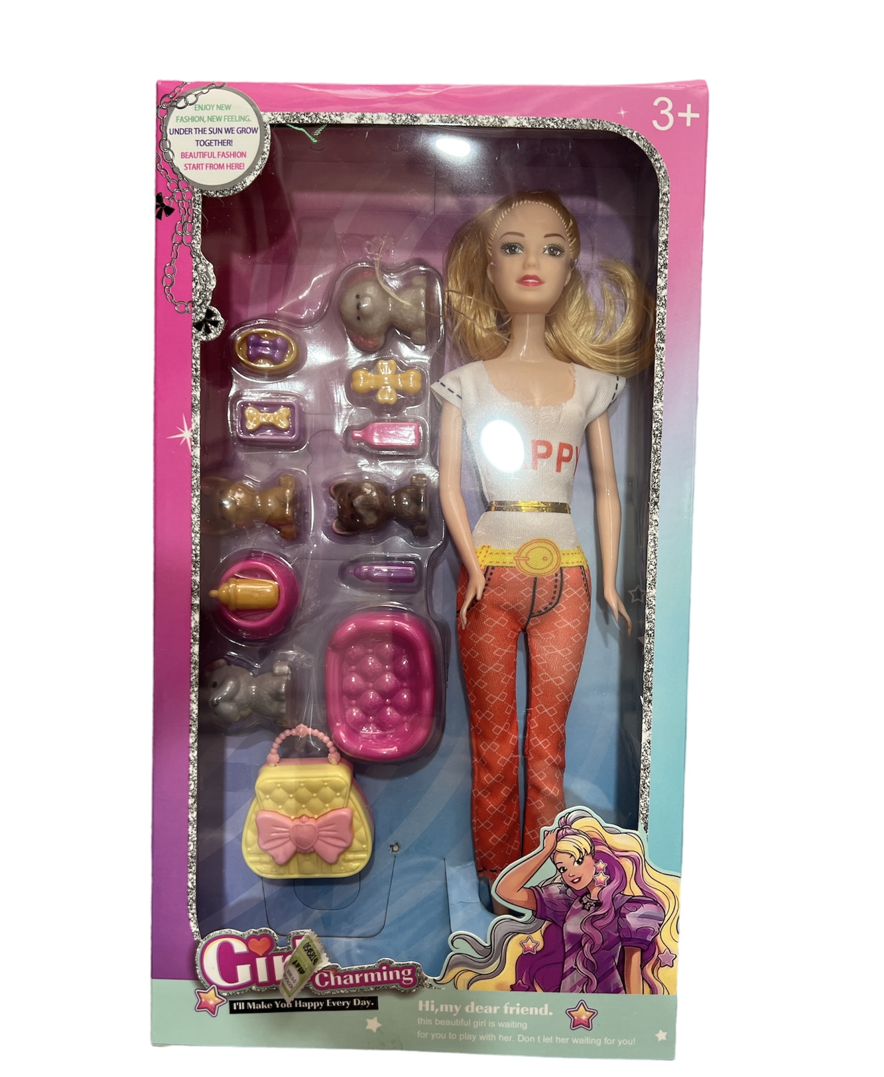MUÑECA MASCOTA 100369 – HEY TOYS